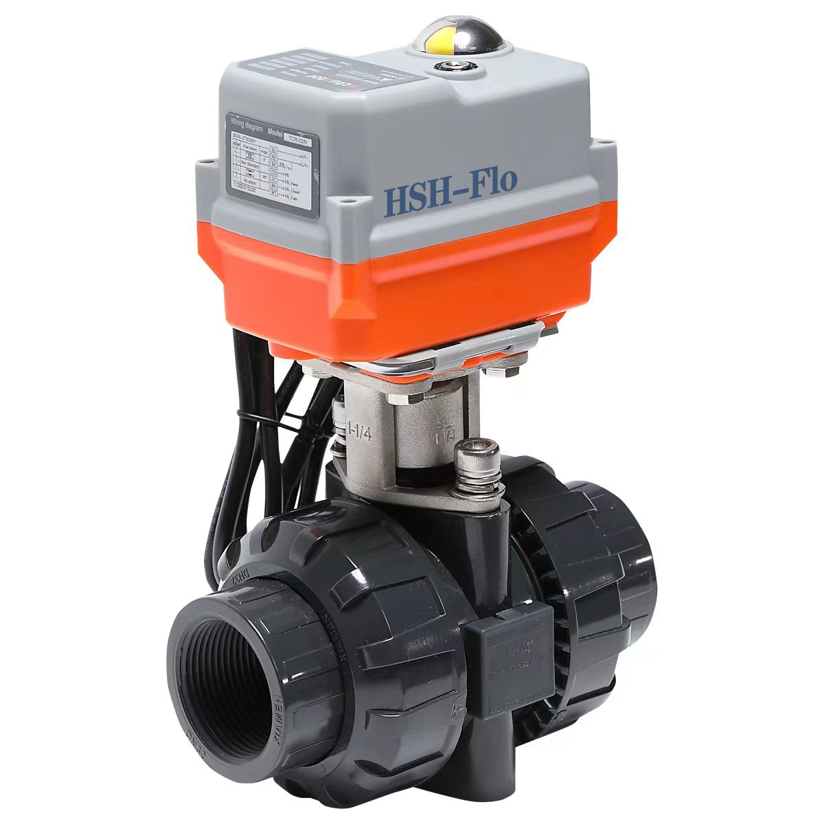 HSH-Flo 1 Sec. Quick Respon Open/Closed 24VDC 2 Way PVC Motorized Elec