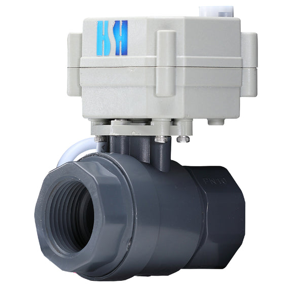 HSH-Flo PVC 2 Way DC24V CR201 Electric Motorized Ball Valve 2 Wires Sw